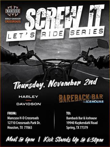 Mancuso Crossroads - Screw It Let's Ride Series- Bareback Bar ...